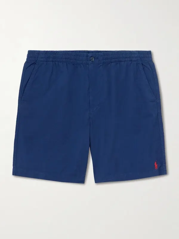 Polo Ralph Lauren Straight-leg Cotton Shorts - Blue