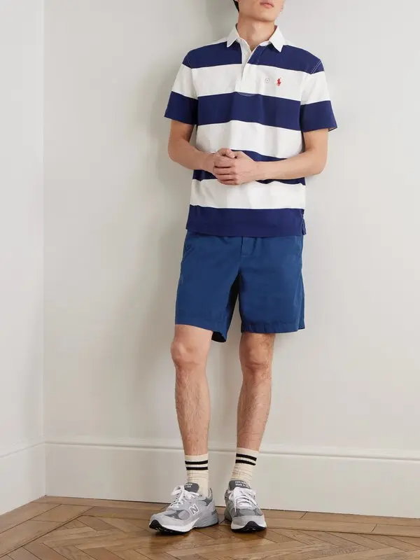 Polo Ralph Lauren Straight-leg Cotton Shorts - Blue