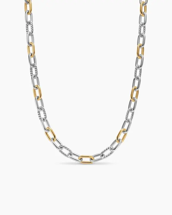 David Yurman Dy Madison® Chain Necklace - Sterling Silver/18k Yellow Gold