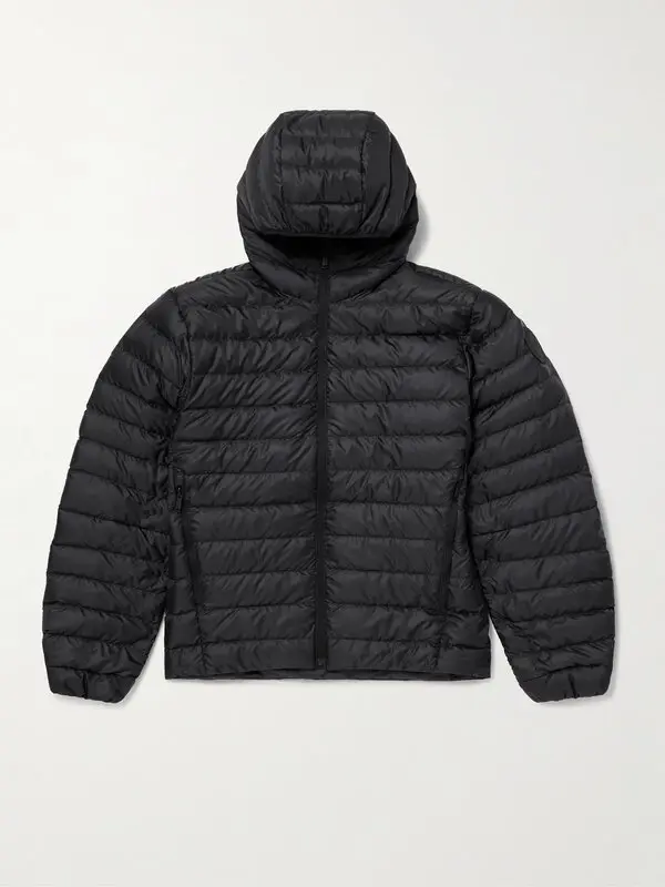 Canada Goose Stratus Quilted Recycled-ripstop Hooded Down Jacket - Black