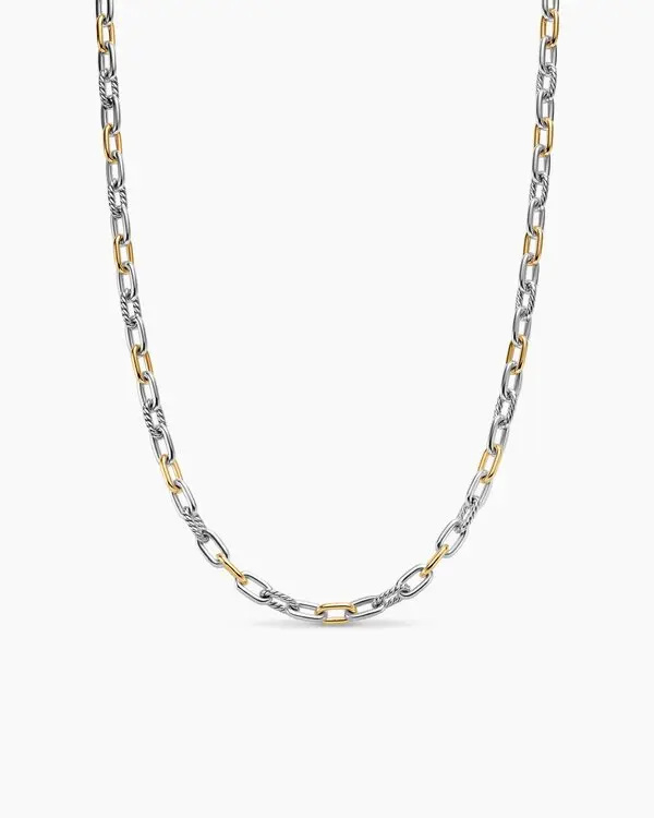 David Yurman Dy Madison® Chain Necklace - Sterling Silver/18k Yellow Gold