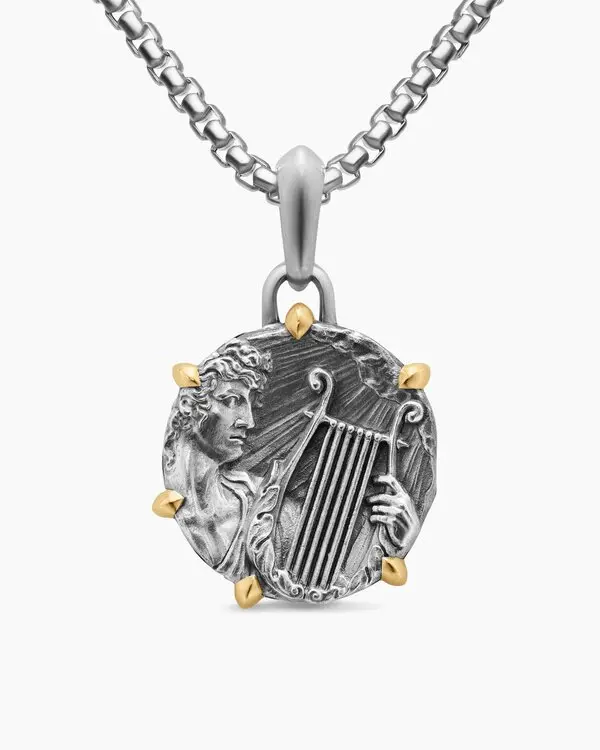 David Yurman Apollo Amulet - Sterling Silver/18k Yellow Gold
