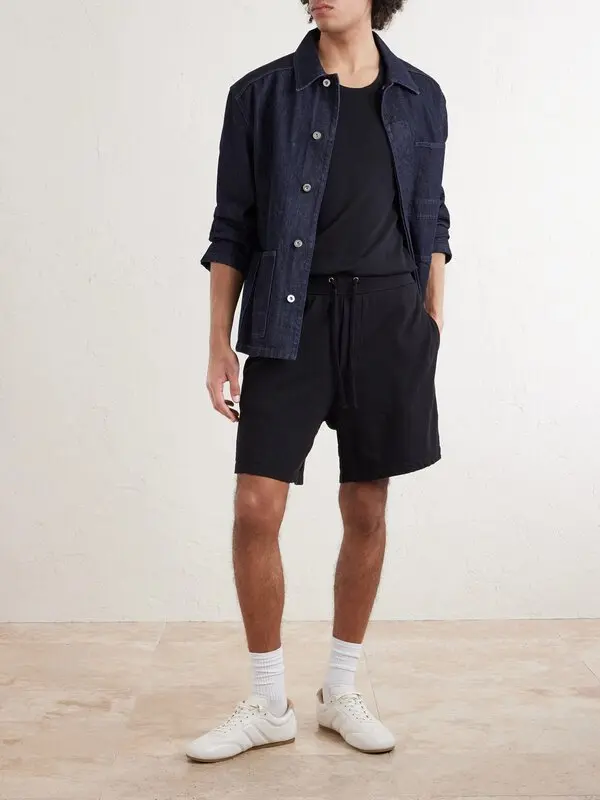 JAMES PERSE Ribbed Tank Top - Black