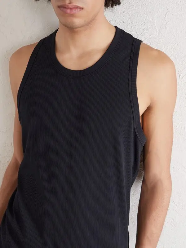 JAMES PERSE Ribbed Tank Top - Black
