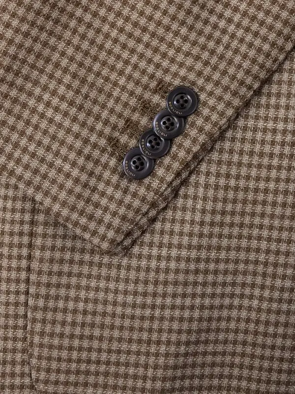 Boglioli Houndstooth Virgin Wool-blend Blazer
