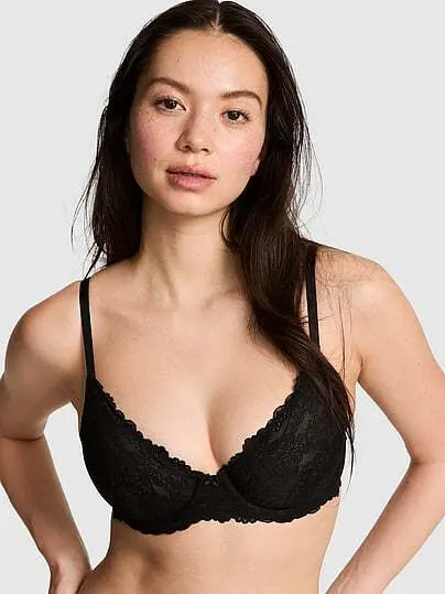 Pink Wink Wink™ Undercover Lift Unlined Demi Bra - Black