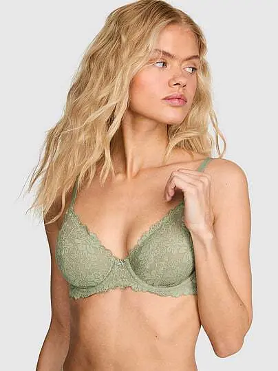 Pink Wink Wink™ Undercover Lift Unlined Demi Bra - Green