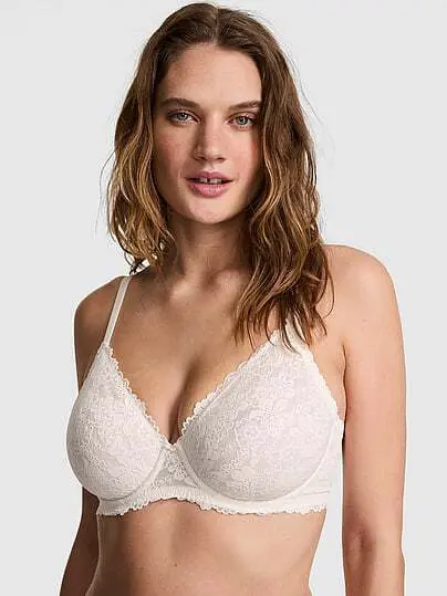 Pink Wink Wink™ Undercover Lift Unlined Demi Bra - White,ivory