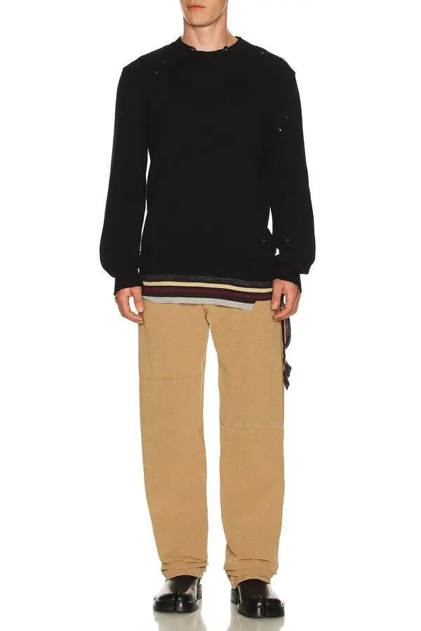 MAISON MARGIELA 5 Pockets Pants In Brown