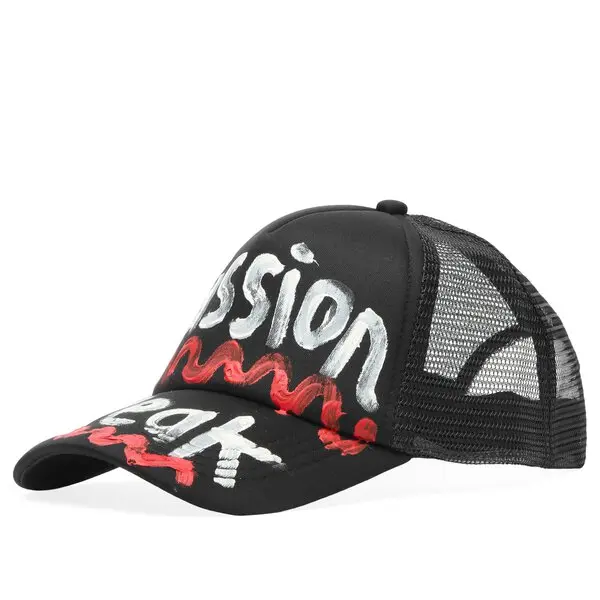 NAVINDER NANGLA Fassion Trucker Cap - Black