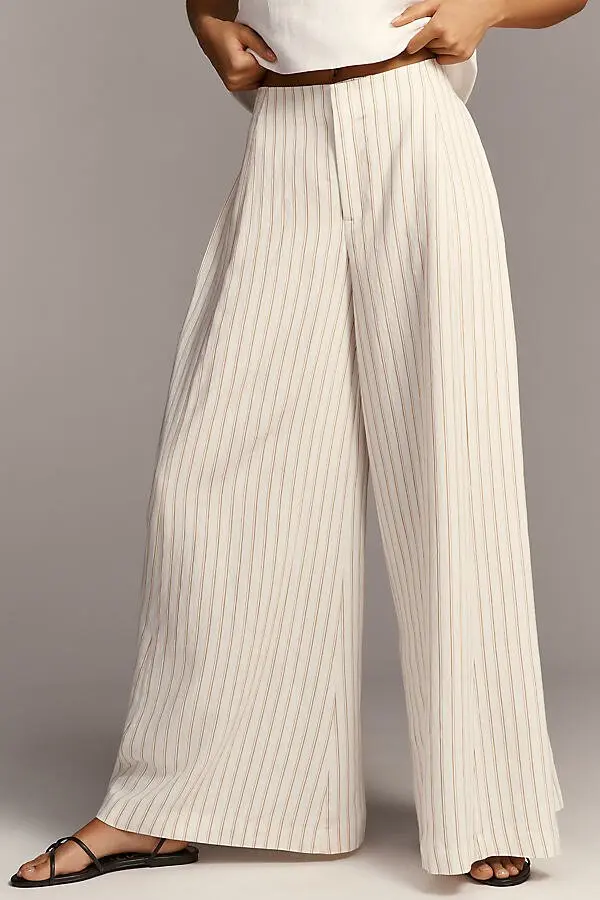 Maeve Draped A-line Palazzo Pants