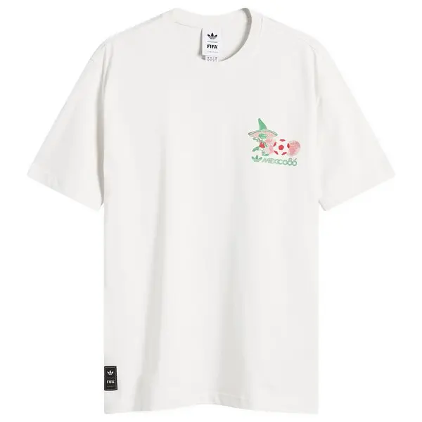 Adidas Pique Mascot T-shirt - Cloud White
