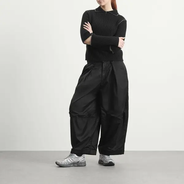 You Must Create Deadbeat Satin Trousers - Black