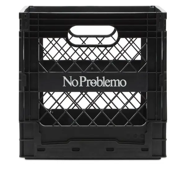 NO PROBLEMO Vinyl Crate - Black