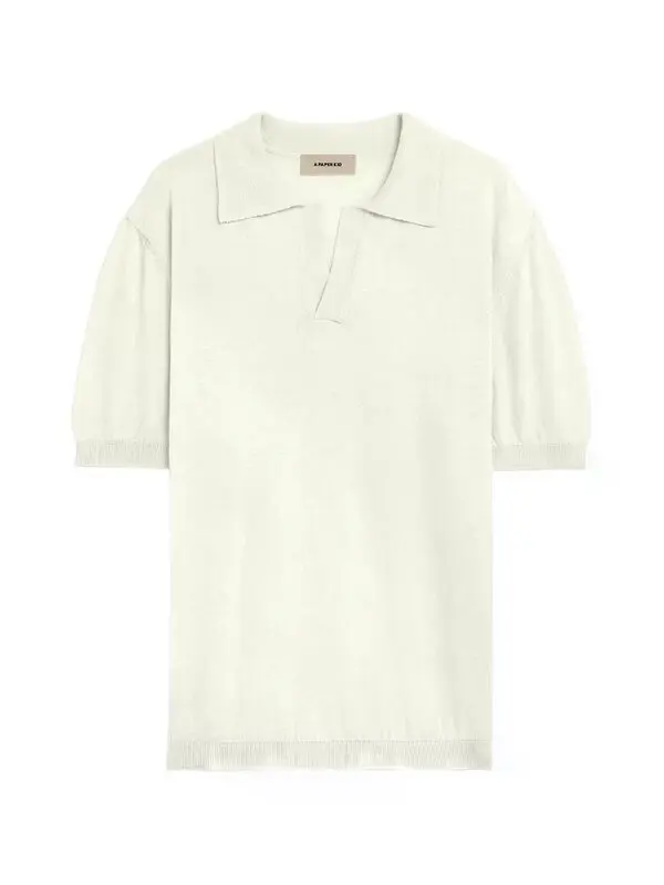 A PAPER KID Knitted Polo Shirt