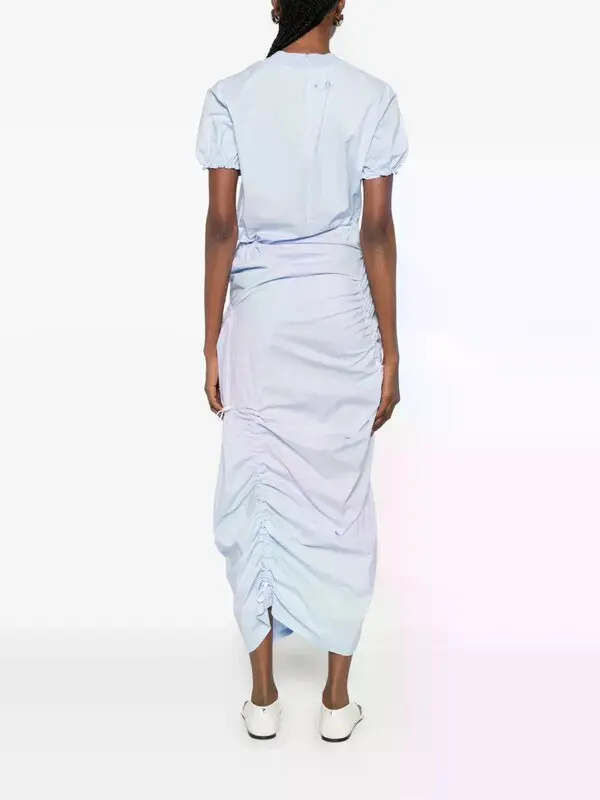 Moschino Gathered Midi Dress