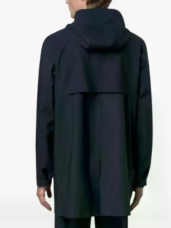 K-WAY Tommy Hooded Coat - Blue
