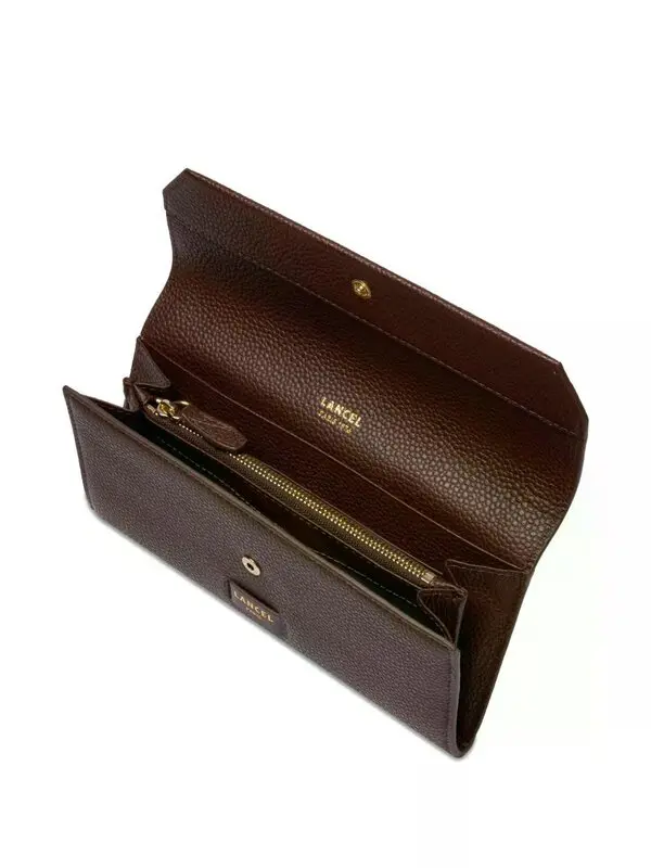 LANCEL Logo-detail Leather Wallet - Brown