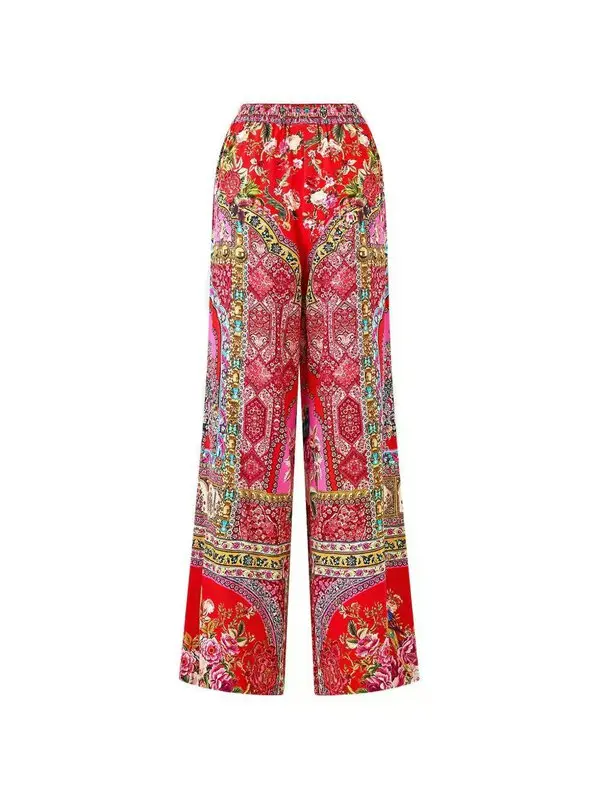 Camilla Heirloom Empire Floral-print Lounge Trousers