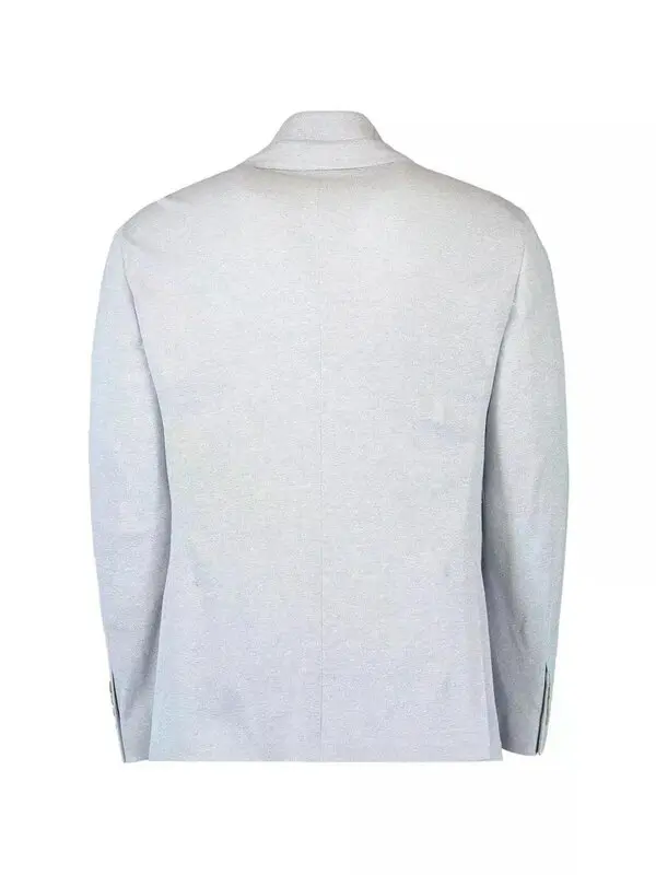 Eleventy Single Breasted Collar Jacket - Blue