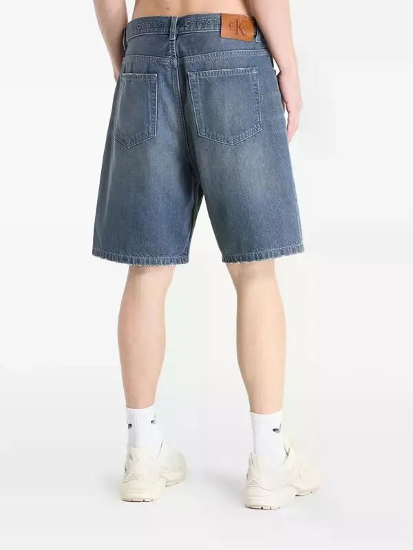 Calvin Klein Faded Wash Denim Shorts
