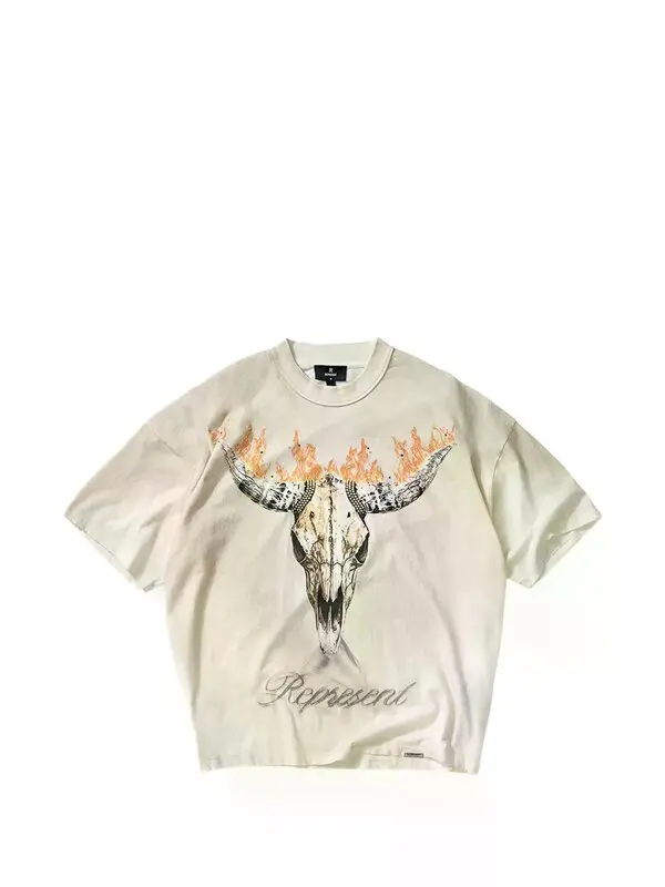 REPRESENT Graphic Print T-shirt - Neutrals