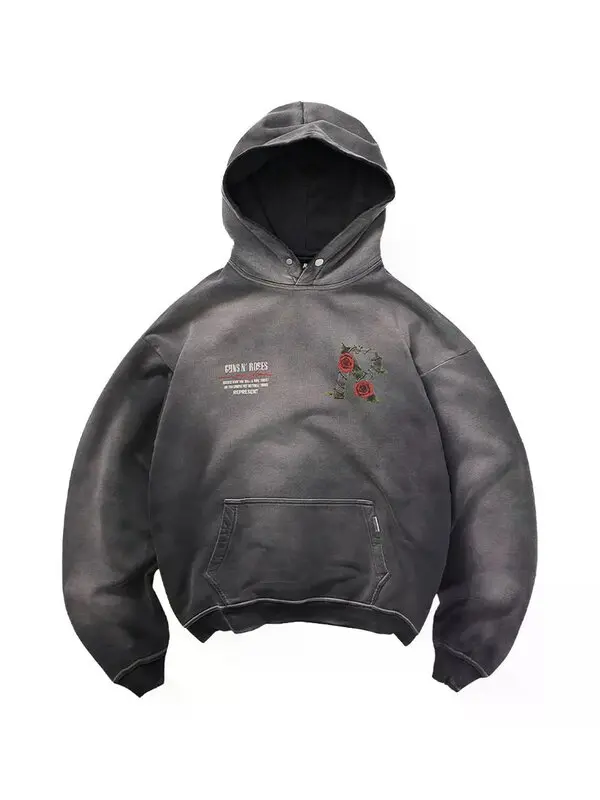 REPRESENT Guns N' Roses Floral Print Hoodie
