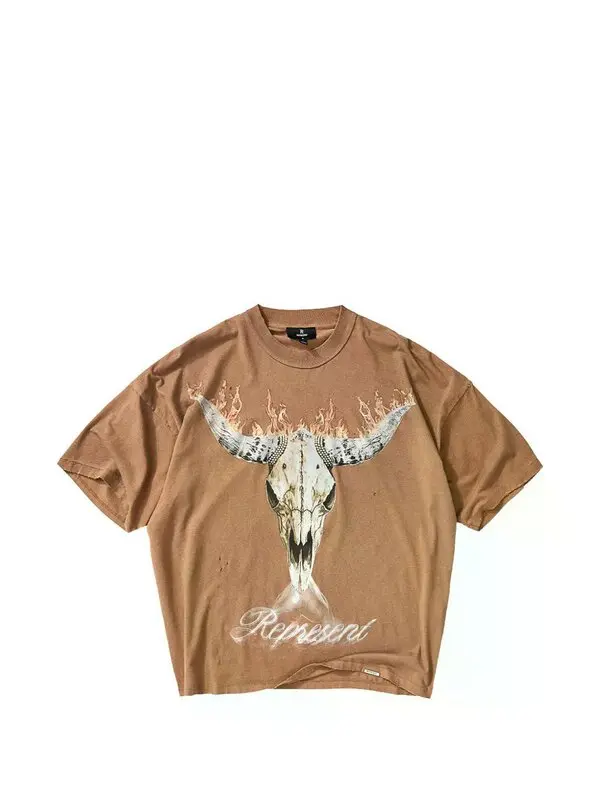 REPRESENT Graphic T-shirt - Brown