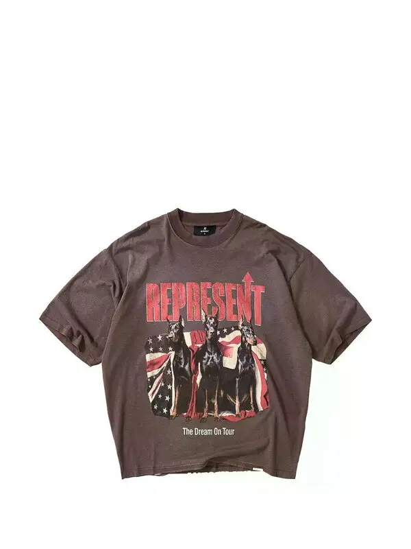 REPRESENT The Dream On Tour T-shirt - Brown