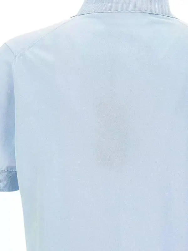 FILIPPO DE LAURENTIIS Buttonless V-neck Polo Shirt