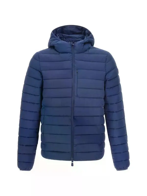 SAVE THE DUCK Quilted Zip-up Hooded Jacket