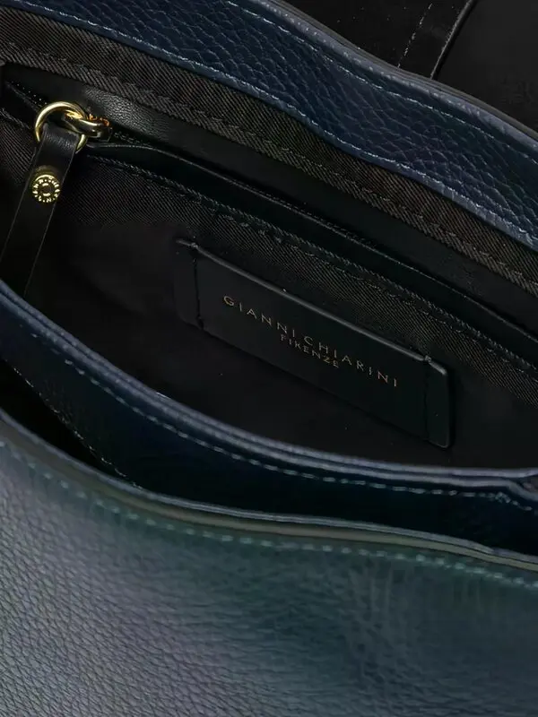 GIANNI CHIARINI Helena Round Shoulder Bag - Blue