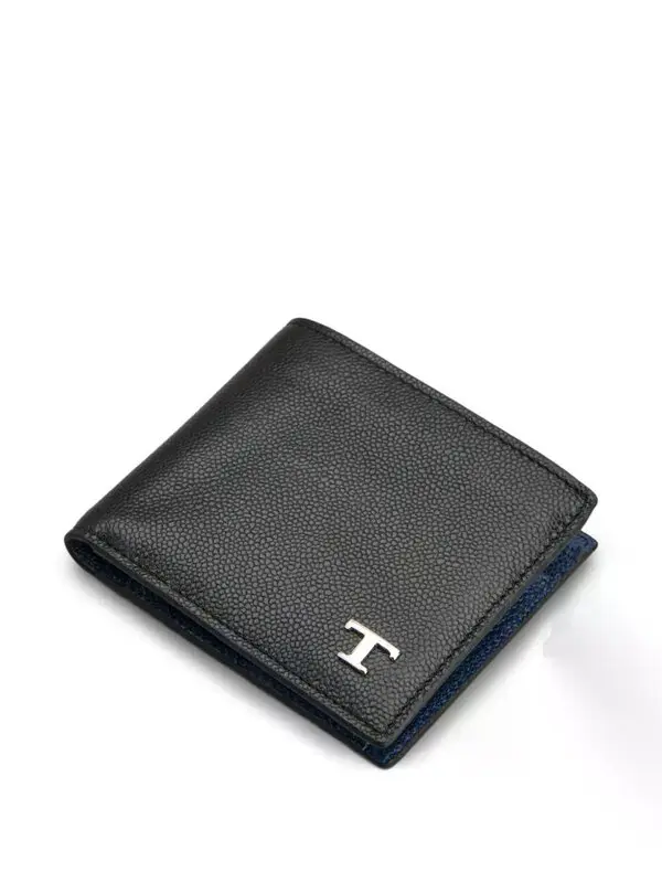 TOD'S Logo-plaque Wallet - Black