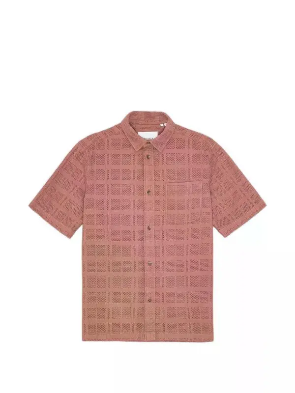 LES DEUX Charlie Checked Short-sleeve Shirt