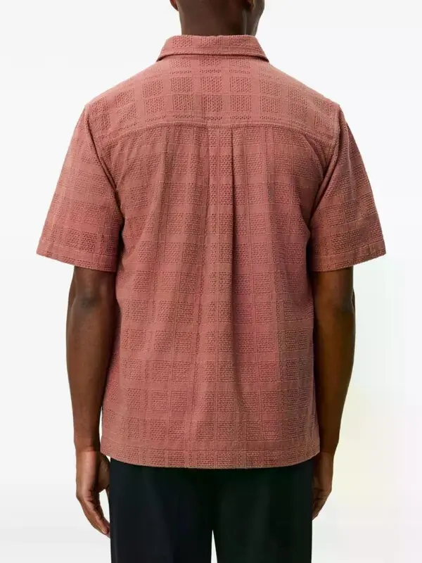 LES DEUX Charlie Checked Short-sleeve Shirt