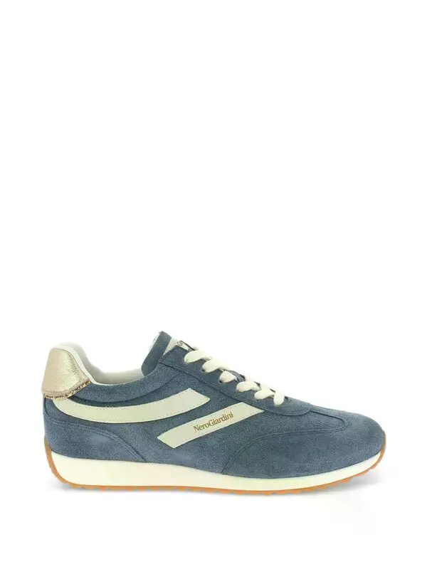 NEROGIARDINI Suede Lace-up Sneakers