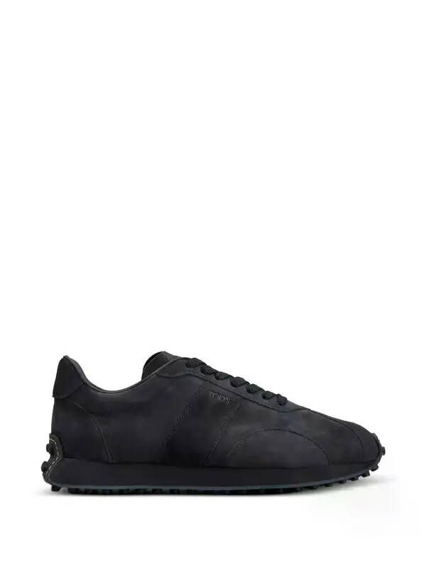 TOD'S Vintage Suede Sneakers - Black
