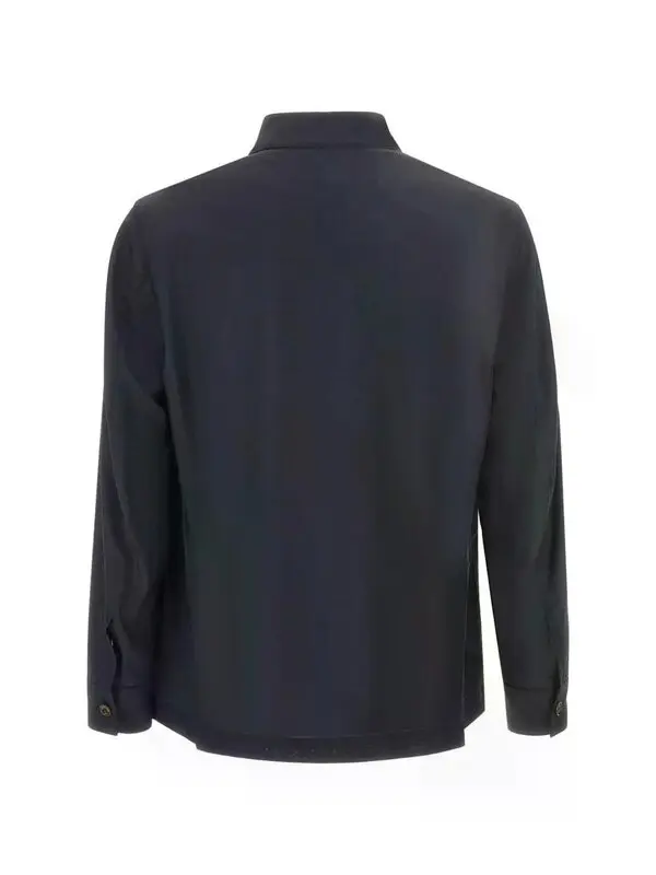 MONTECORE Flap-pocket Buttoned Shirt Jacket
