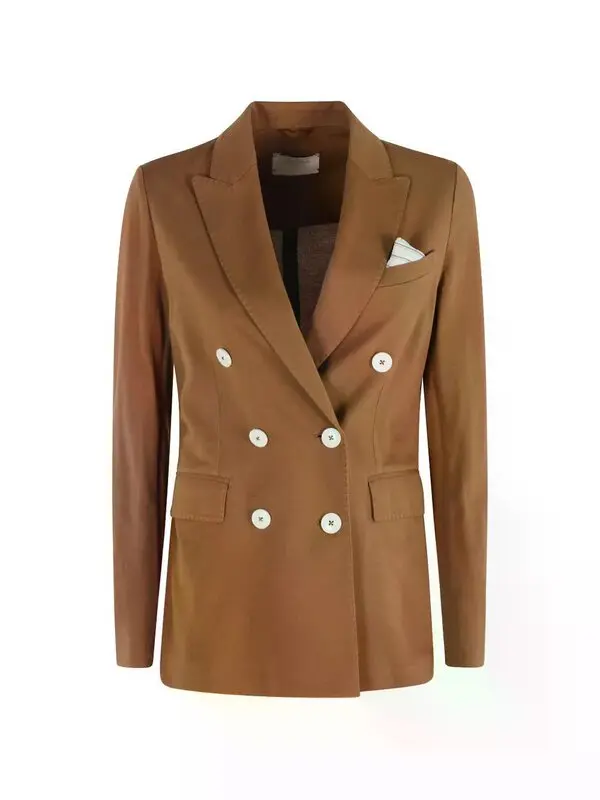 CIRCOLO 1901 Double-breasted Blazer - Brown