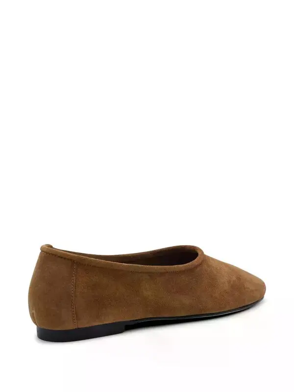 By Far Topstitch Ballerina Flats