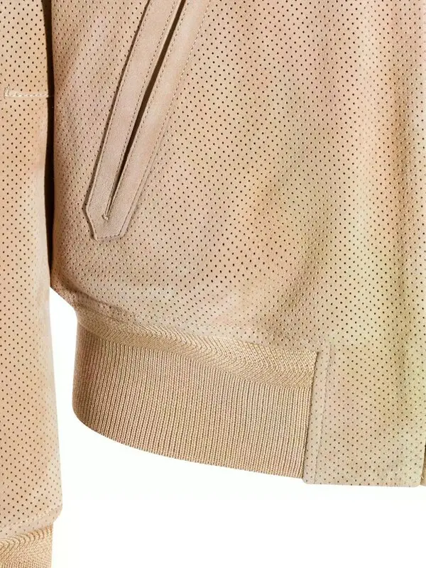 TOM FORD Zip-up Bomber Jacket - Neutrals