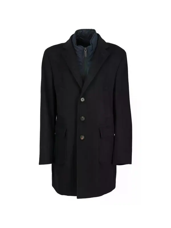 Vintage Notched-lapel Coat