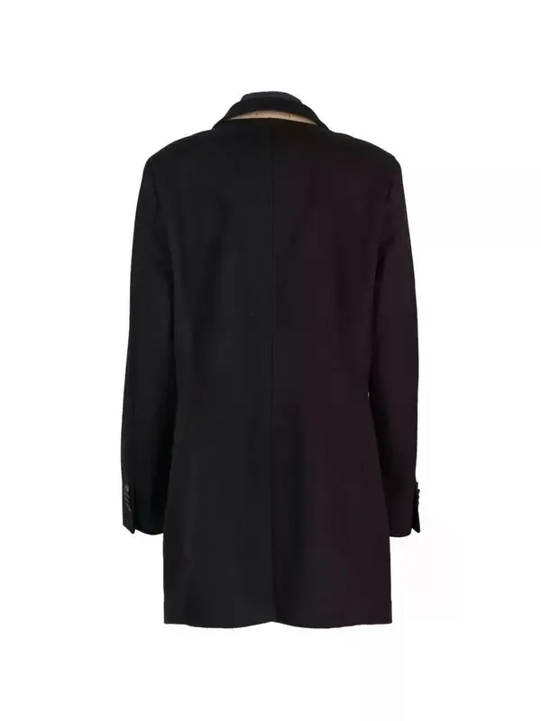 Vintage Notched-lapel Coat