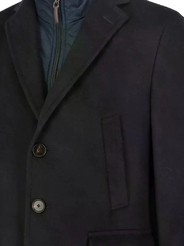 Vintage Notched-lapel Coat