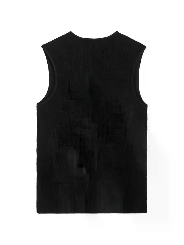 Fear Of God Logo Plaque Waffle Knit Tank Top