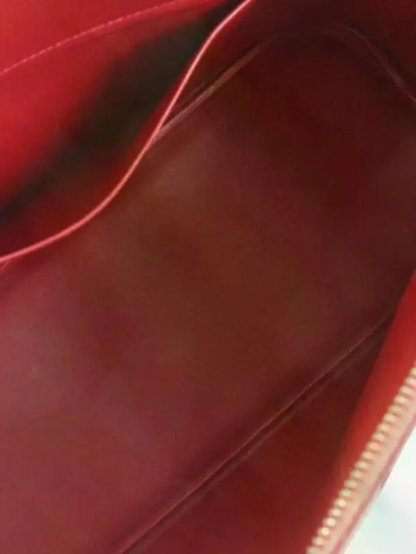 Hermès 1995 Courchevel Bolide 37 Satchel - Red