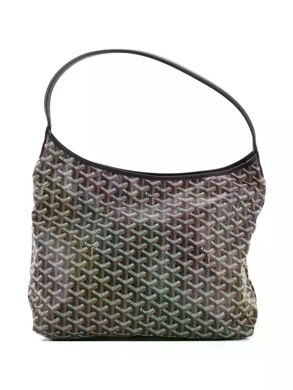 Goyard Boheme Coated Canvas Hobo Bag