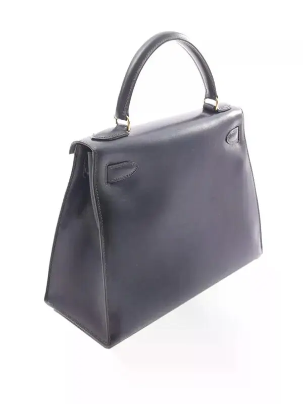 Hermès 1998 Box Calf Kelly I Sellier 28 Handbag - Blue