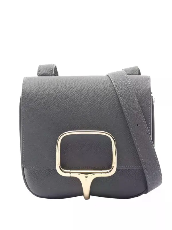 Hermès 2024 Mini Epsom Della Cavalleria Crossbody Bag - Grey