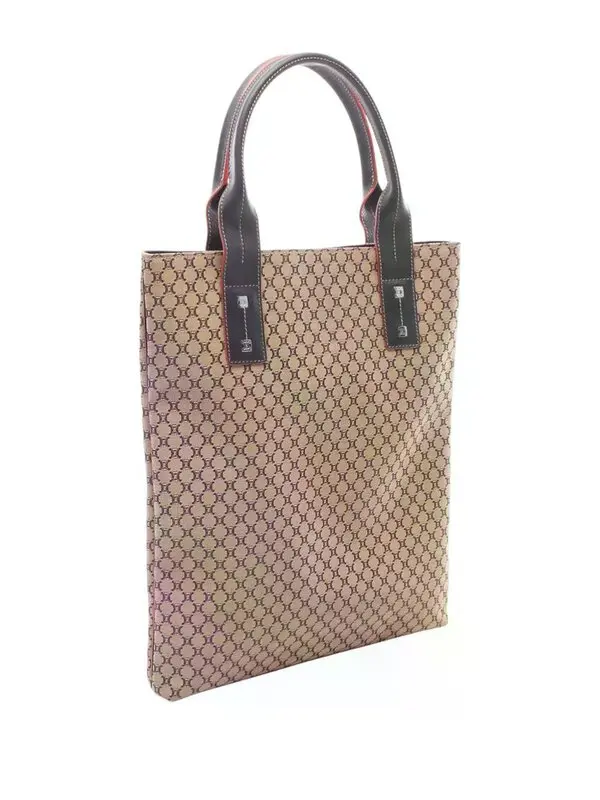 Celine Macadam Canvas Tote Bag - Brown